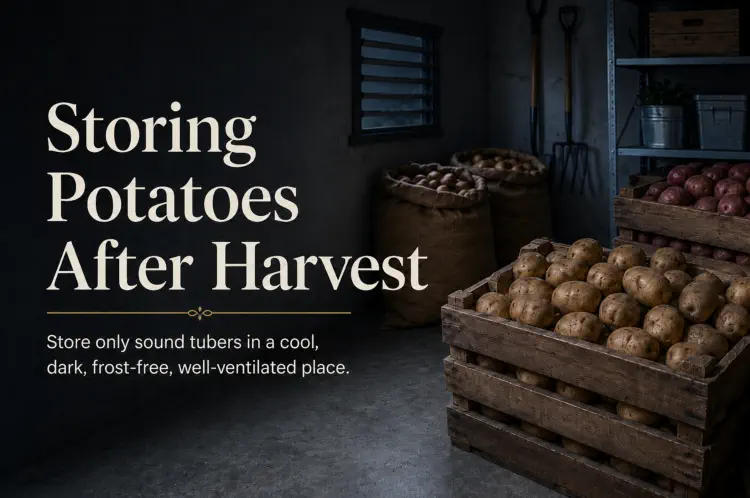 Storing Potatoes After Harvest: How to Cure and Keep Your Crop for Longer