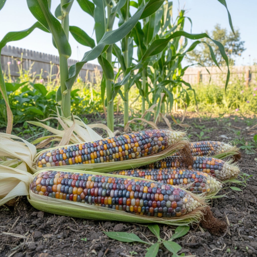 Glass Sweetcorn Fiesta Seeds for Popcorn and Decoration UK