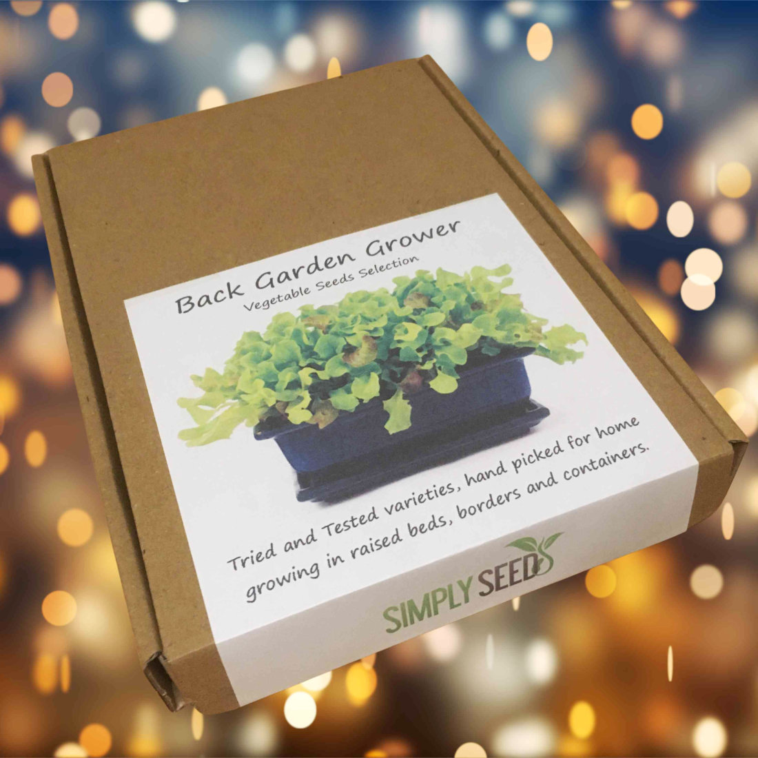 SimplySeed Back Garden Grower - Mixed Vegetable Seeds Collection Box