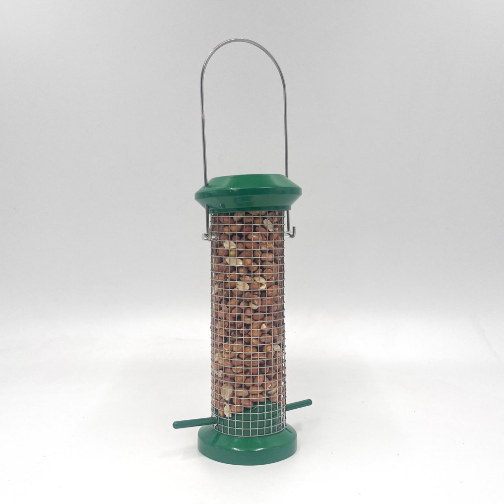 Premium Metal Hanging Bird Nut Feeder