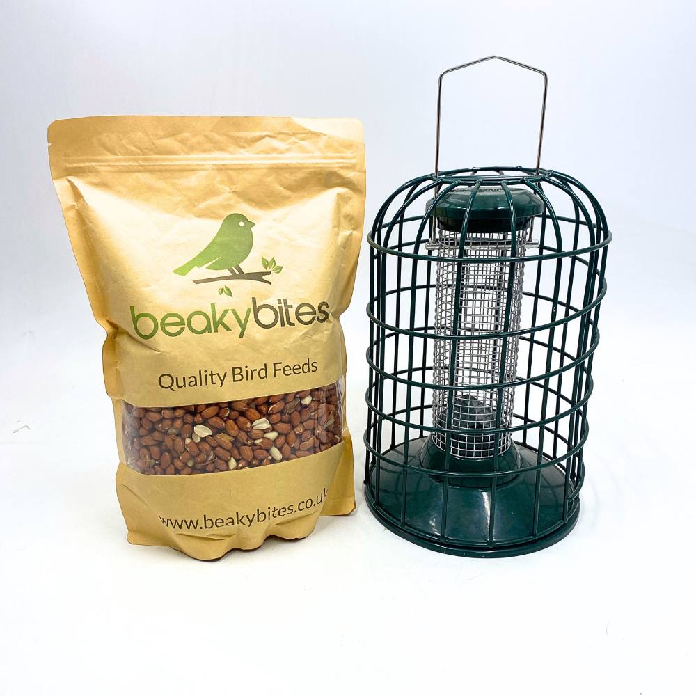 Squirrel Proof Feeder and Feed Bundle