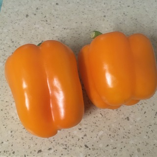 Orange Sweet Pepper Seeds Bright Star